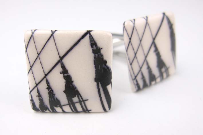 Allison Wiffen Ceramics - Iconic Bristol Cufflinks