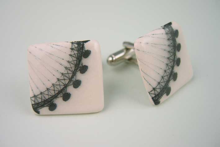 Allison Wiffen Ceramics - Iconic London Cufflinks