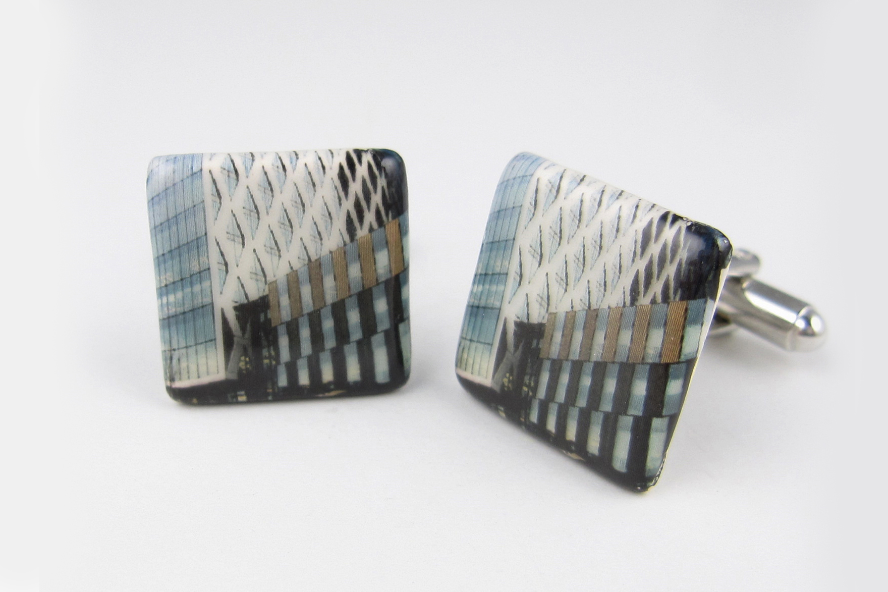 Allison Wiffen Ceramics - Iconic Manchester Cufflinks